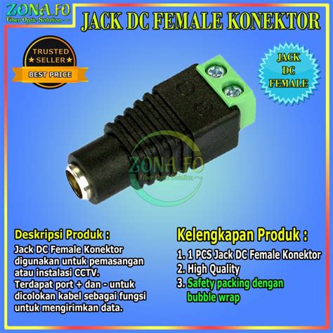 Jual Jack Dc Female Konektor Jack Dc Female Jek Dc Cewek Adapter Jack Cewek Kota Tangerang