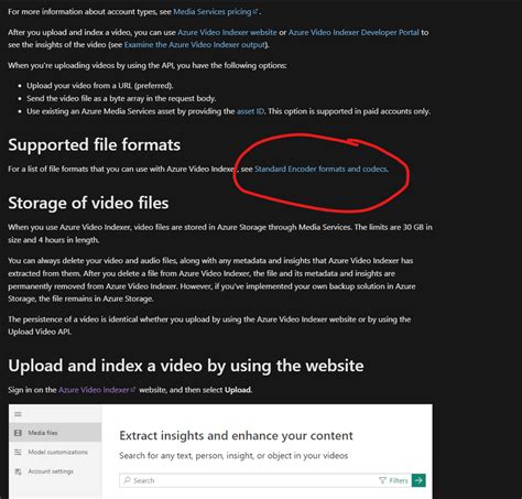 Broken Link In Docs Under Supported File Formats · Issue 93451