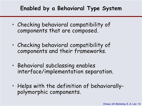 Ppt Behavioral Types As Interface Definitions For Concurrent