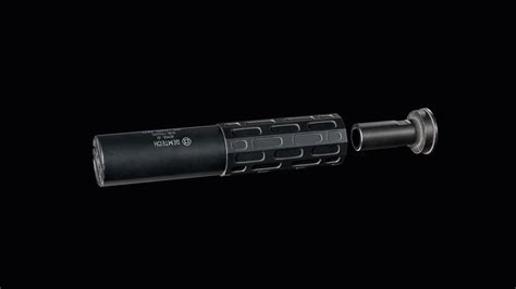 3d Model Multi Caliber Suppressor Gemtech One Vr Ar Low Poly Cgtrader