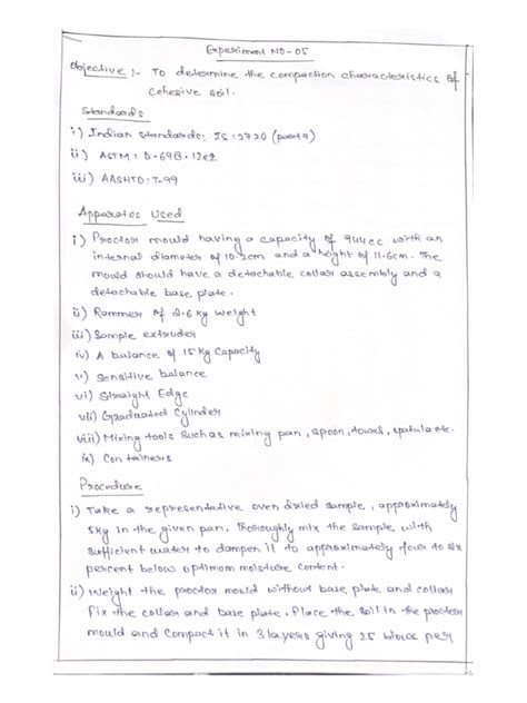 Proctor Compaction Pdf
