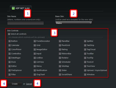 Telerik Web Forms Visual Stylebuilder Basic Usage Telerik Ui For Asp Net Ajax