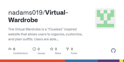 Github Bsaun99virtual Wardrobe The Virtual Wardrobe Is A “clueless