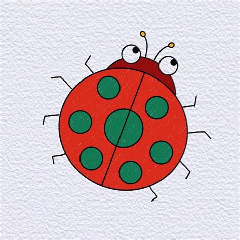 昆虫简笔画图片大全彩色 昆虫简笔画图片大全彩色又简单 画趣文库（我爱生活）