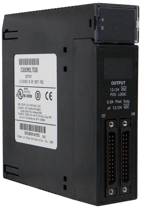 Repair GE Emerson IC693MDL753 12 24VDC Positive Logic 0 5 Output Module I O Modules