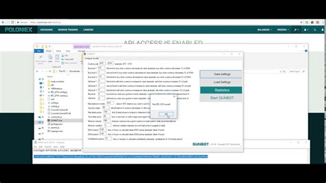 Gunbot Poloniex Trading Bot Windows First Run Youtube