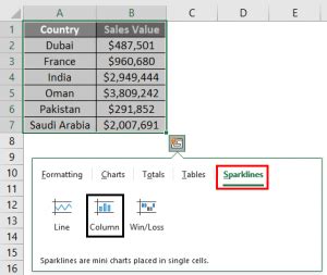 Quick Analysis Tool In Excel Using The Quick Analysis Tool In Excel Tips