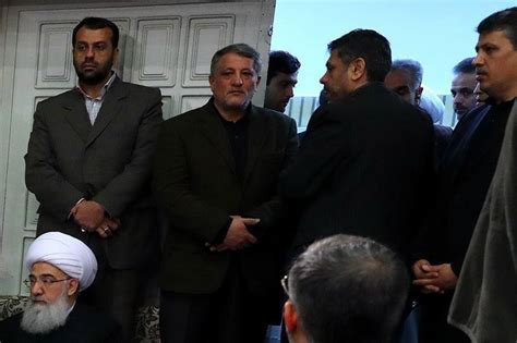 تصاویر محسن، مهدی و یاسر هاشمی رفسنجانی در مراسم یادبود بیت‌رهبری