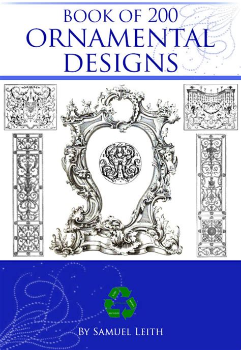 Book Of 200 Ornamental Designs With Royalty Free Illustrations Of