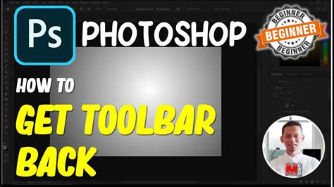Photoshop How To Get Your Toolbar Back Youtube