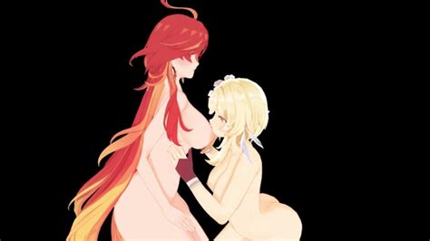 Lumine Has Sex With Mavuika The Pyro Archon Genshin Impact Yuri Hentai