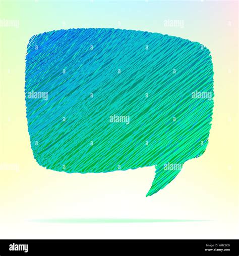 Hand Draw Speech Bubble Eps8 Vector File Stock Vector Image And Art Alamy
