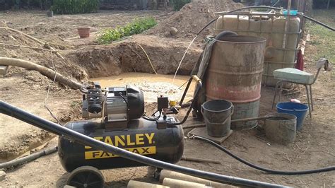 Еърлифт на сондаж за вода Youtube