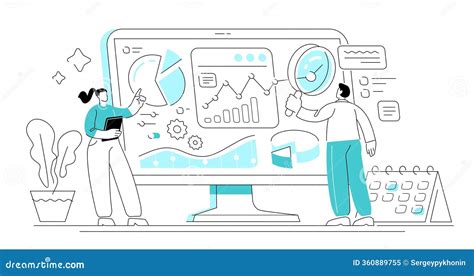 Financial Accounting Isometric Flowchart Vector Illustration 212654284