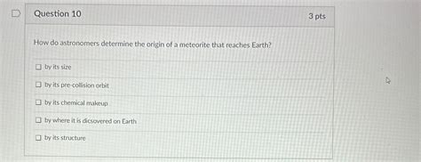 Solved Question 103 ﻿ptshow Do Astronomers Determine The