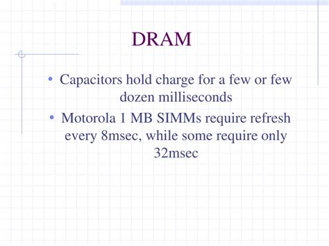 ppt understanding memory technologies part ii storage methods