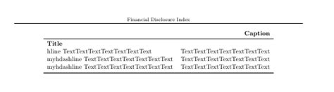 Caption Alignment In Tabularx TeX LaTeX Stack Exchange
