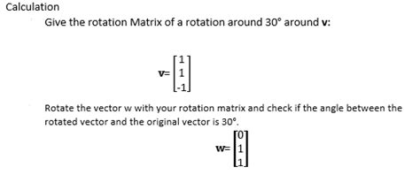 Solved Calculation Give The Rotation Matrix Of A Rotation Chegg