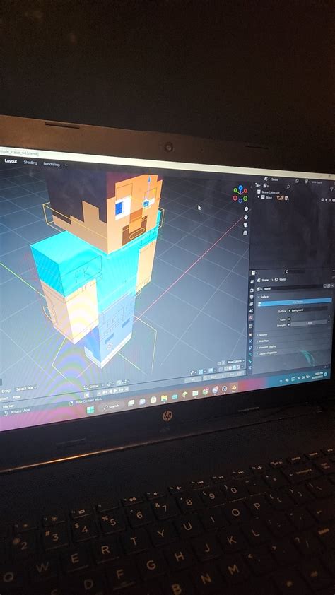How Do I Get This Steve Model Into A Different Blend Life R Blender