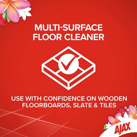 Ajax Multi Surface Floor Cleaner Tropical Breeze Ajax