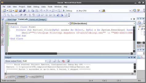 Sql Anywhere Example Output To From Vb Sql Anywhere Example Output To From Vb
