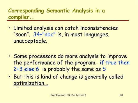 ppt introduction to programming languages and compilers parsing and