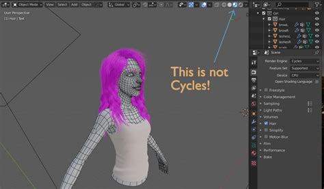 Blender Tutorial Hair Principle Shader 2 8x Problem CG Cookie