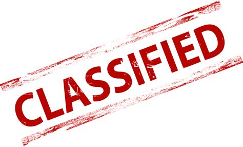 Classified Archives Information Reports Data Png