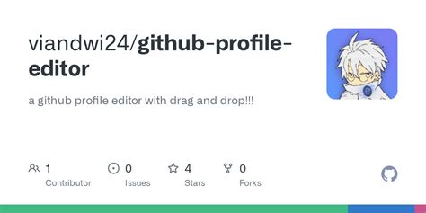 Github Viandwi24github Profile Editor A Github Profile Editor With