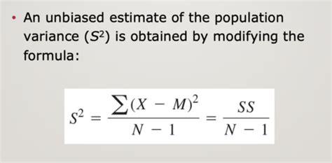 Population Variance Formula