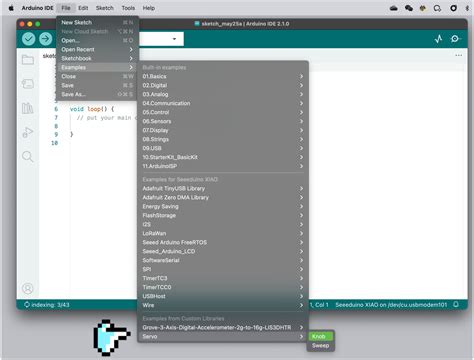 Xiao Big Power Small Board 15 Controlling Led And Servo With A Knob