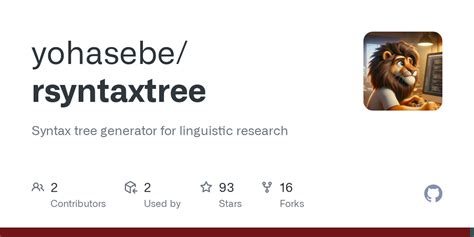 Github Yohasebersyntaxtree Syntax Tree Generator For Linguistic Research