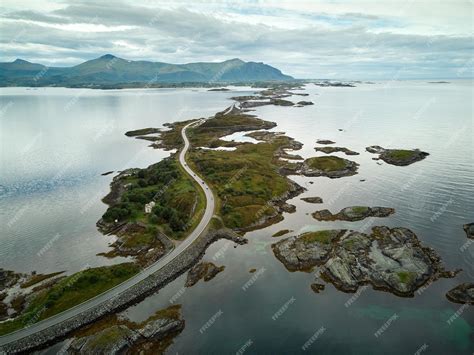 Premium Photo Aerial Photo Of The Famous Norwegian Tourist Attraction