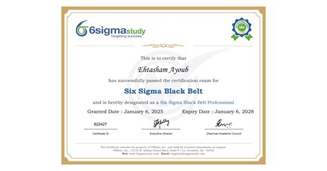 I Passed The Six Sigma Black Belt Certification Exam