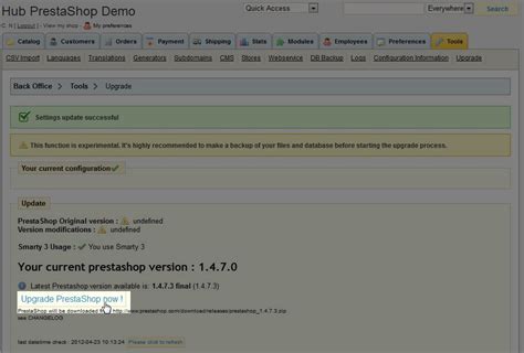 Upgrading Prestashop With The Autoupgrade Module Web Hosting Hub