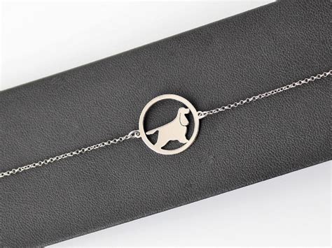 English Cocker Spaniel Bracelet Sterling Silver Ag Bracelet With Cocker Spaniel Cocker