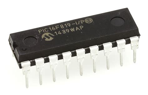 microchip pic16f819 i p 8bit pic microcontroller pic16f 20mhz 3 584