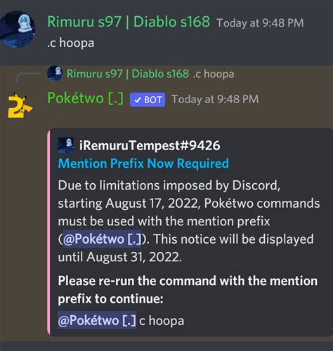Switch To Slash Commands As Per Discord Guidelines Issue Poketwo Poketwo GitHub