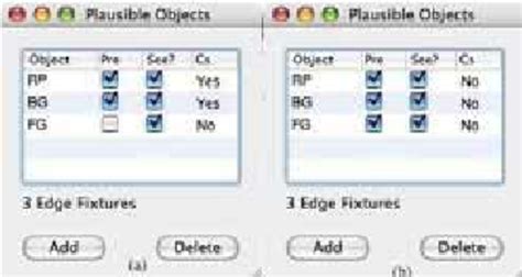 Whether An Object Is Visible Is Indicated By See For The Current Frame