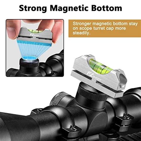 EZshoot Scope Leveling Kit With High Precision Bubble Leveling System Magnetic Universal 12