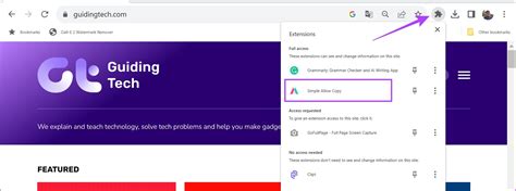 4 ways to fix copying is not allowed on this webpage guiding tech