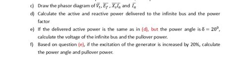 Solved A Synchronous Generator With A Synchronous Chegg