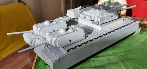 Landkreuzer P1000 Ratte E 100 And Minifig For Compairson R