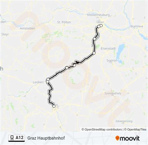 A12 Route Schedules Stops And Maps Graz Hauptbahnhof Updated