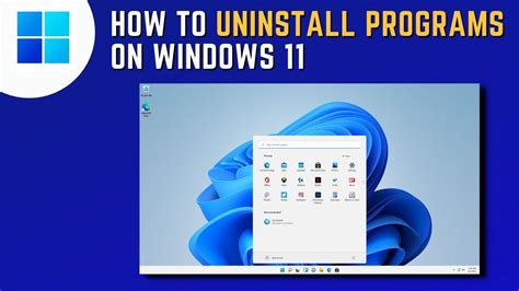 How To Uninstall Programs On Windows 11 Youtube