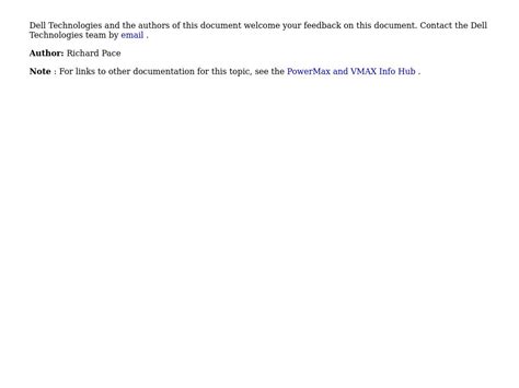 We Value Your Feedback Dell Powermax Cybersecurity Dell Technologies Info Hub