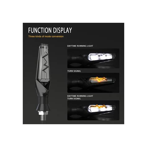 Motorbike Ecg4 0 Scrolling Led Indicators Brake Lights Sequential France Xenon