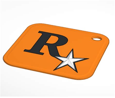 free stl file rockstar game logo 🚗・3d printer design to download・cults