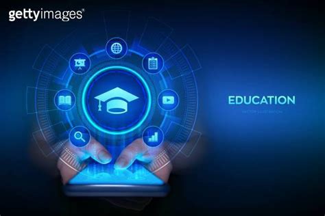 Education Innovative Online E Learning And Internet Technology Concept Webinar Teaching