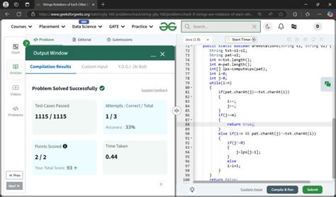 Gfg160 Dsa Java Gfg160 Geekstreak2025 Problemsolving Dasari